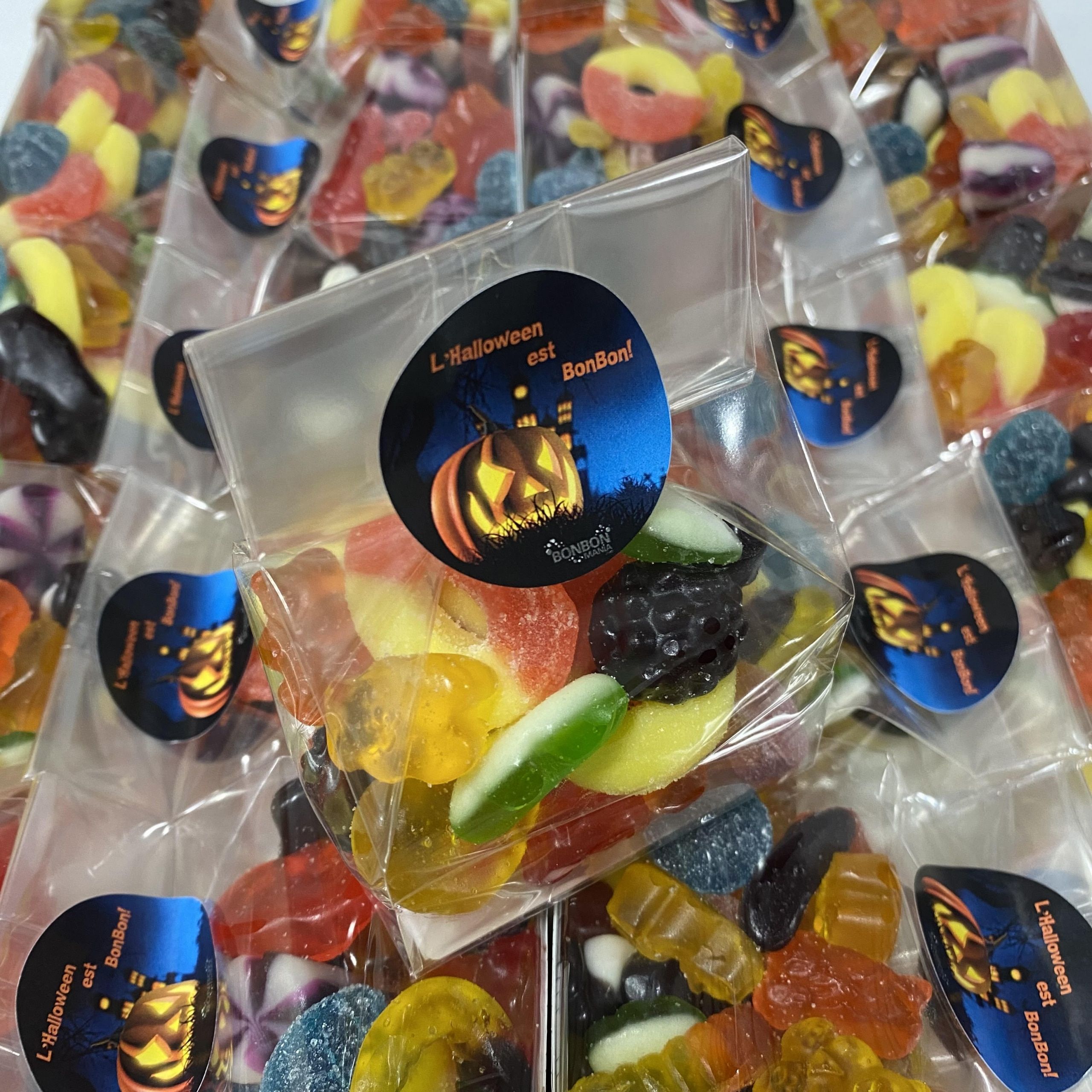 Sachet de bonbons avec logo - 125g - Bonbon Mania