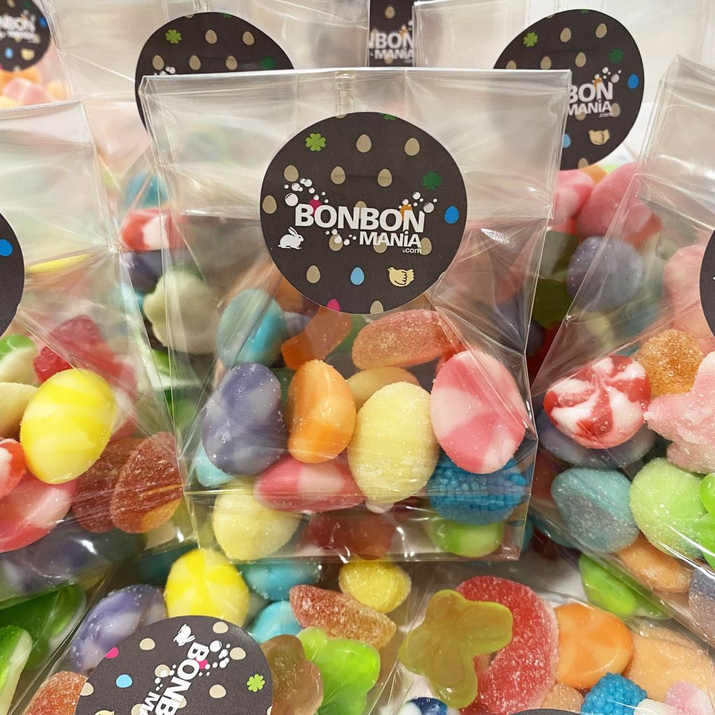 Sachet avec logo - 100g - Bonbon Mania