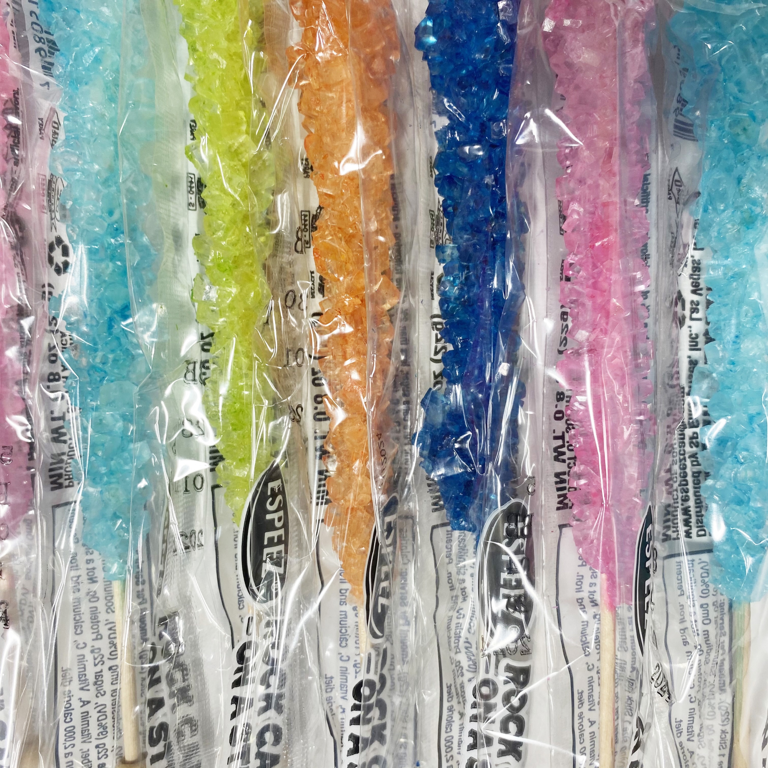 Bâtonnet cristallisé - Multicolore - Bonbon Mania