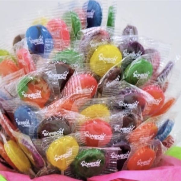 Suçon aux fruits avec logo - Bonbon Mania