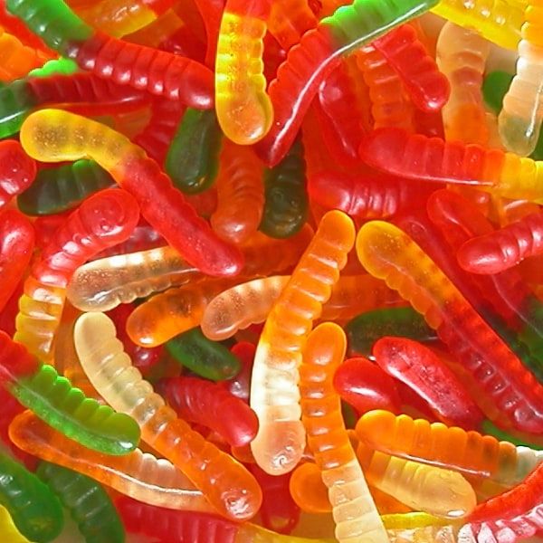 Mini vers aux fruits - Bonbon Mania